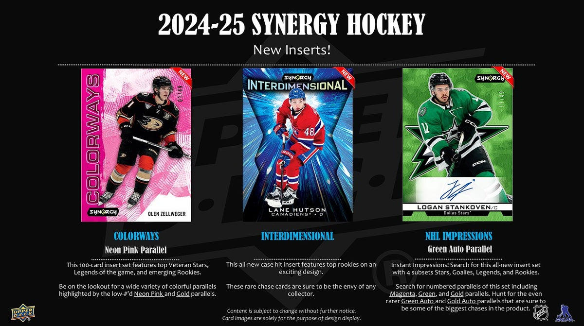 2024/25 Upper Deck Synergy Hockey Hobby Box– Total Sports Cards