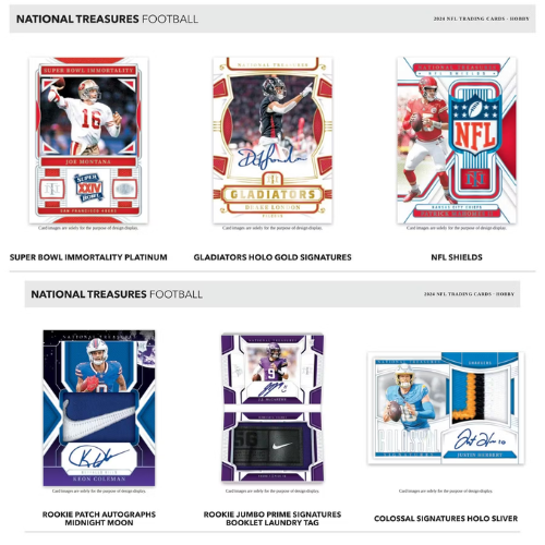 2024 Panini National Treasures Football Hobby Box– Total Sports Cards