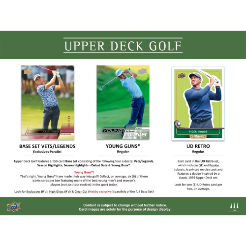 2024 Upper Deck Golf Hobby Box– Total Sports Cards