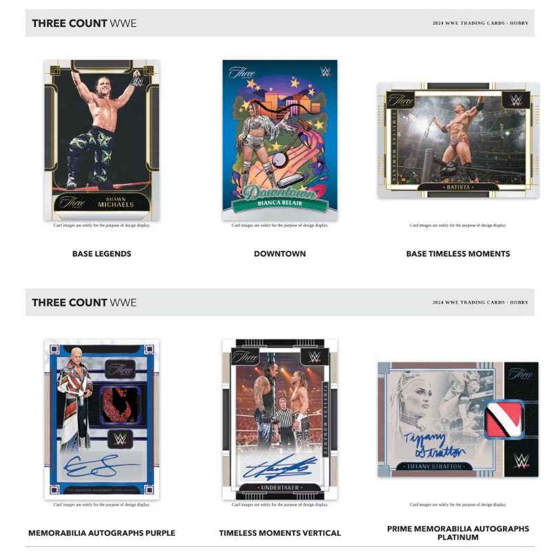 2024 Panini Three Count WWE Wrestling Hobby Box– Total Sports Cards